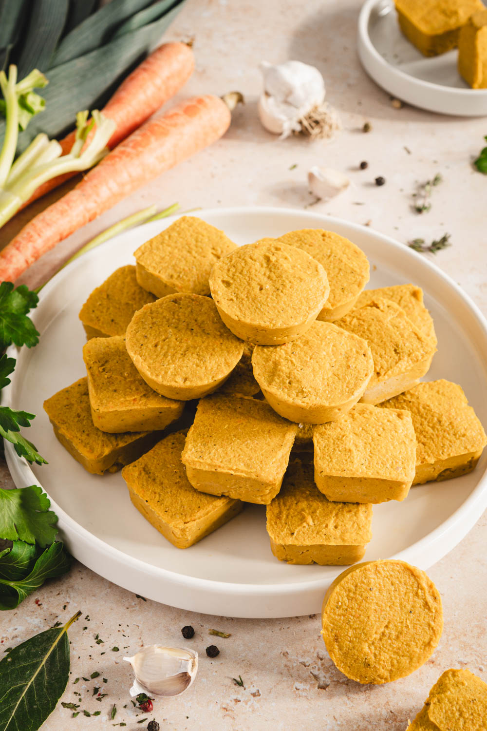 Homemade chicken bouillon cubes