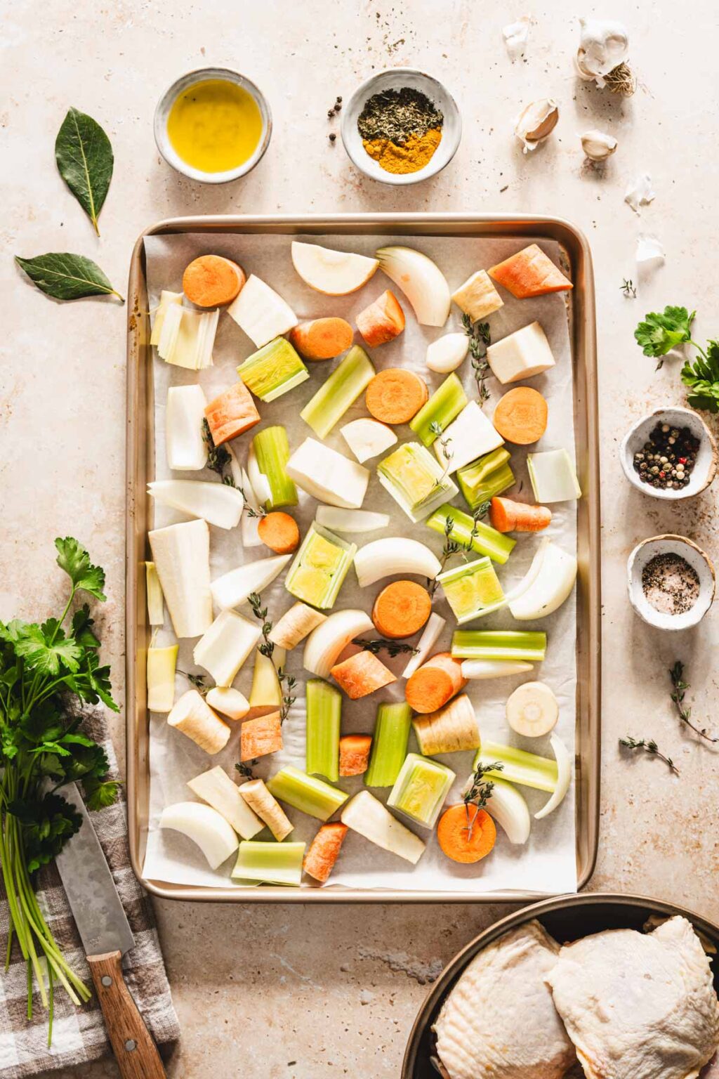 Homemade chicken bouillon cubes