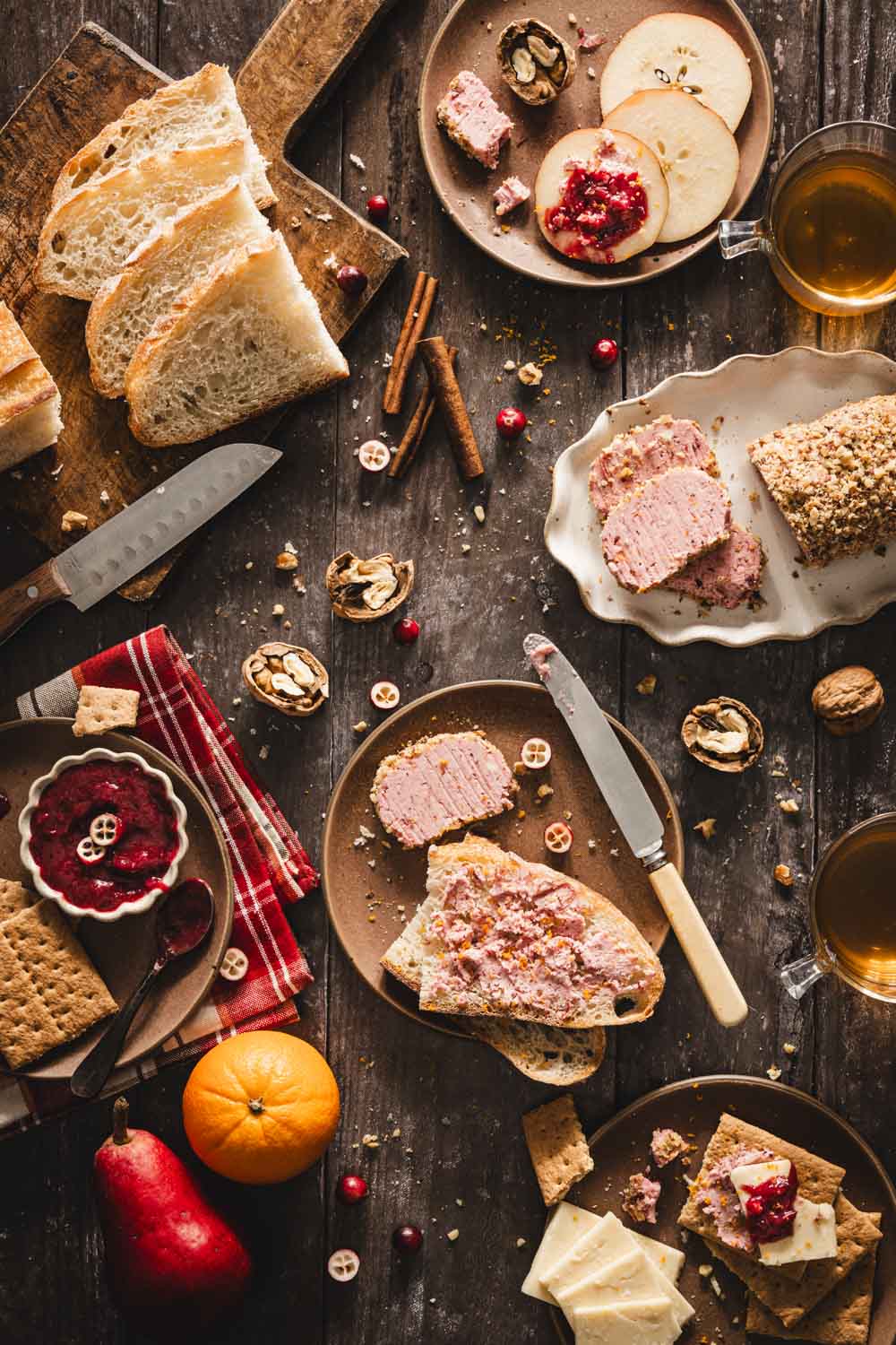 Cranberry Sauce Compound Butter With Roasted Walnuts