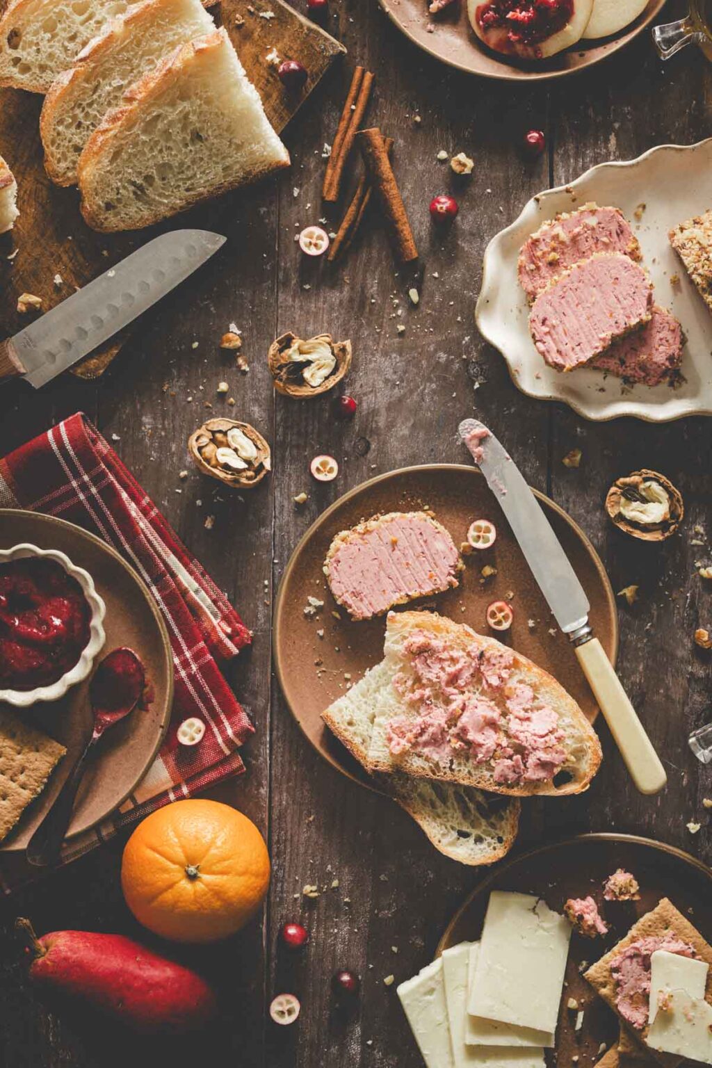 Cranberry Sauce Compound Butter With Roasted Walnuts