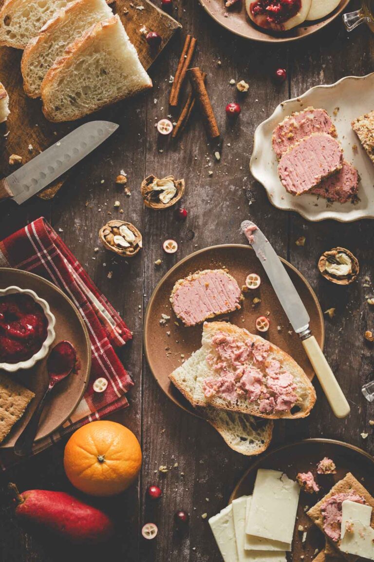 Cranberry Sauce Compound Butter With Roasted Walnuts