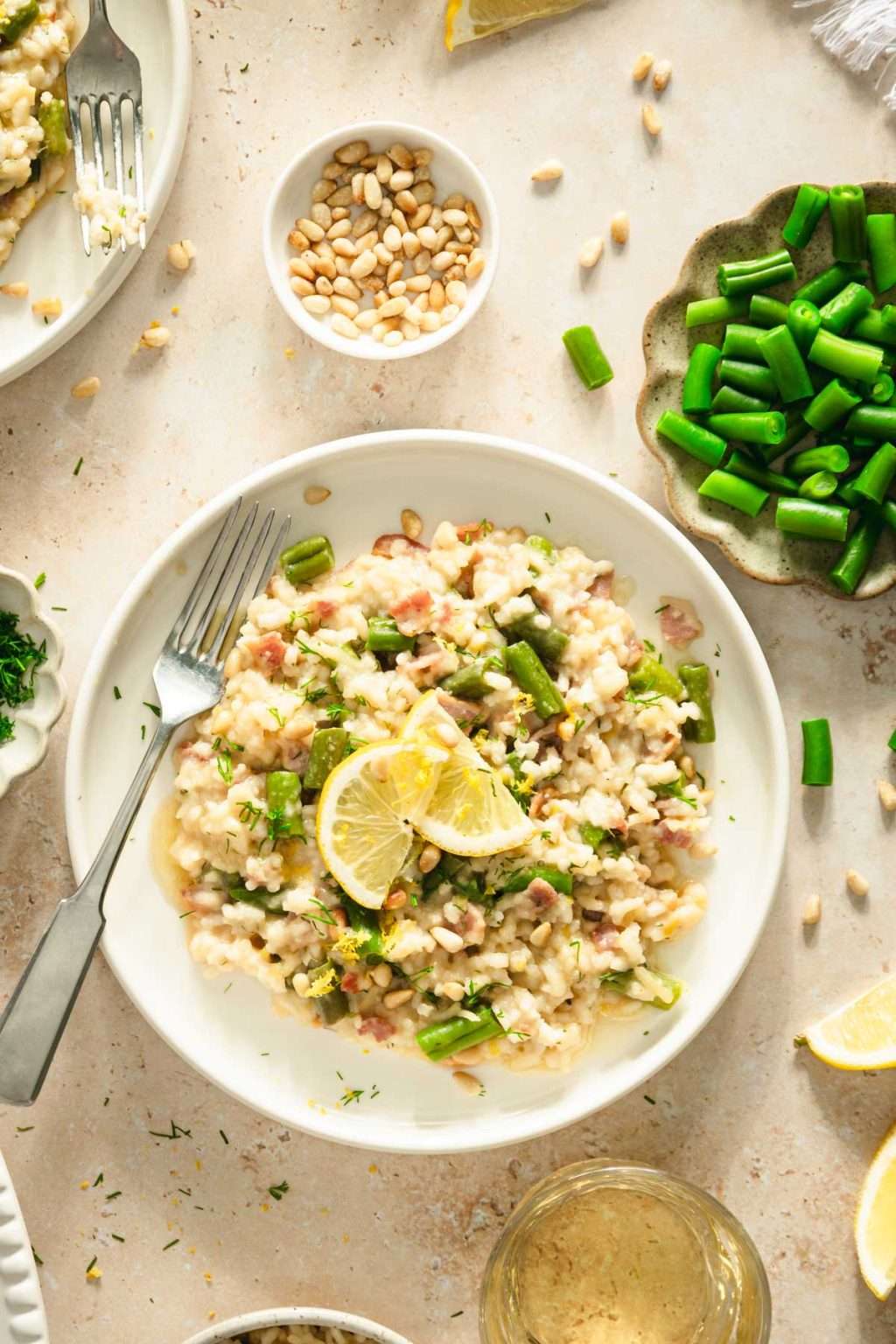 Creamy Green Bean Risotto with Bacon - My Omni Kitchen