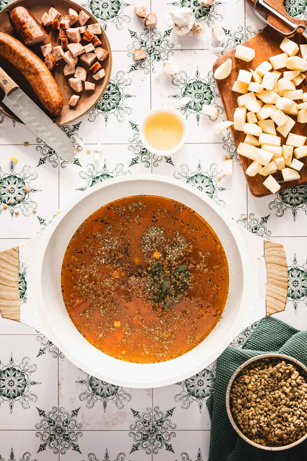 Zupa Soczewicowa - Polish Lentil Soup Recipe - My Omni Kitchen