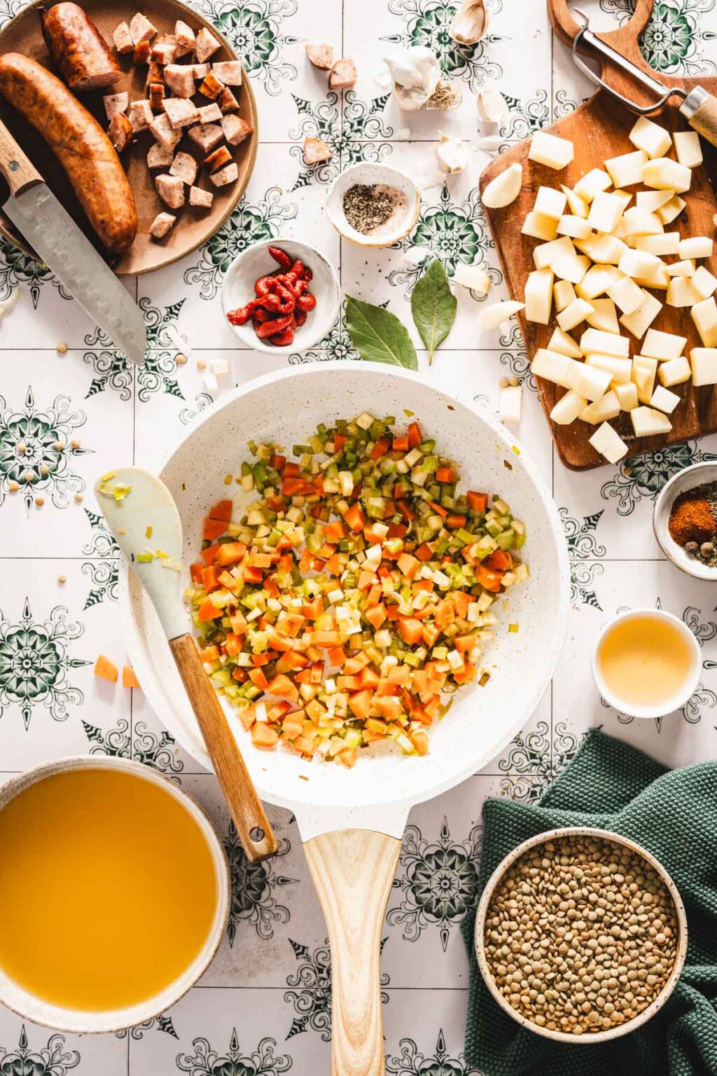 Zupa Soczewicowa - Polish Lentil Soup Recipe - My Omni Kitchen