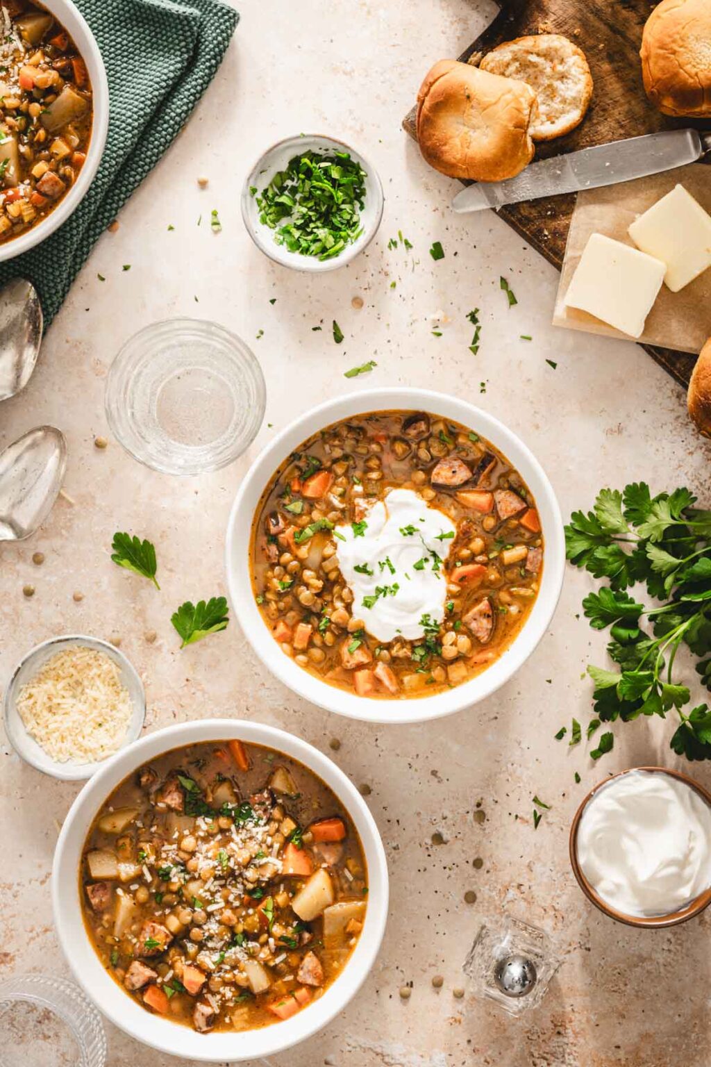 Zupa Soczewicowa - Polish Lentil Soup Recipe - My Omni Kitchen