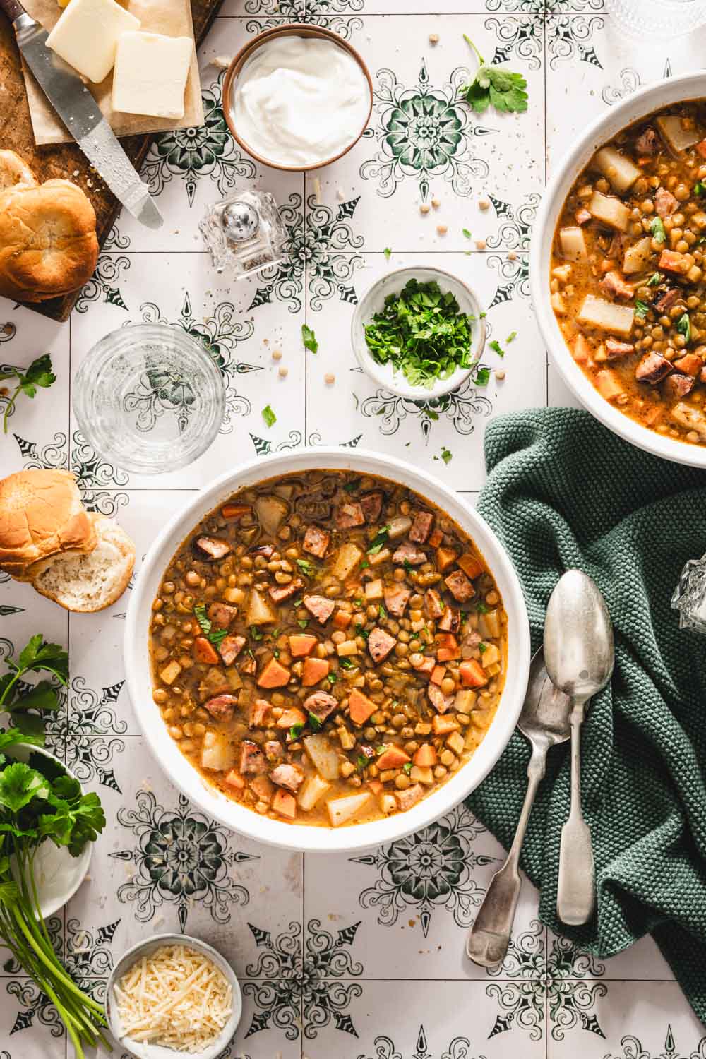 Zupa Soczewicowa - Polish Lentil Soup Recipe - My Omni Kitchen