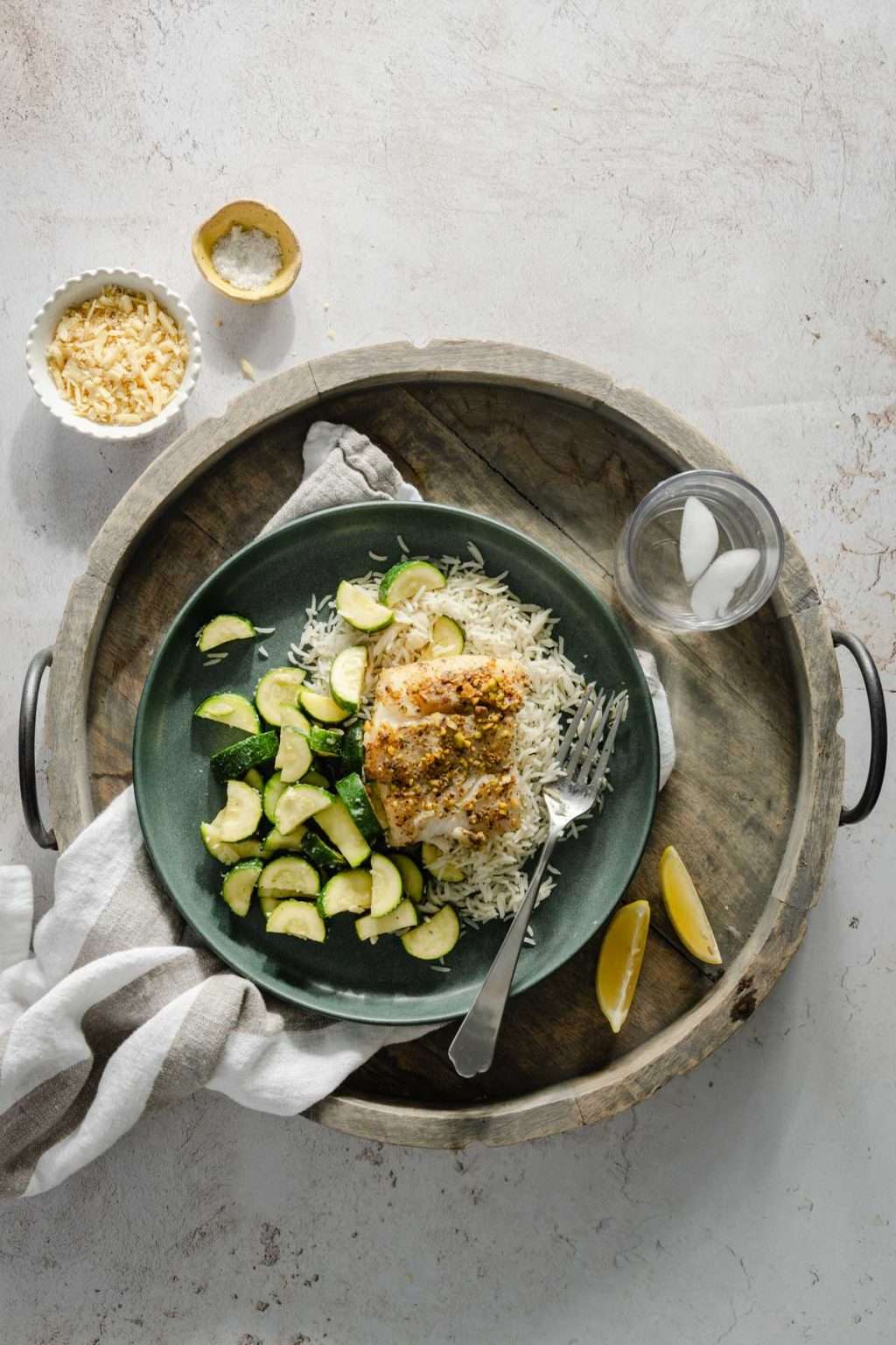 Pistachio and Herb crusted smoked cod - My Omni Kitchen