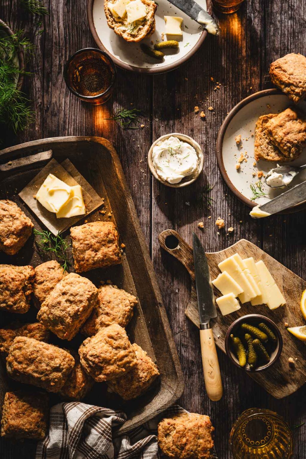 Smoked Salmon-Stuffed Cheese Biscuits Recipe
