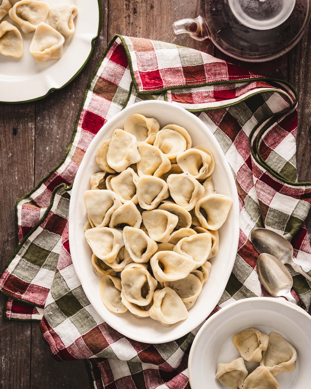 Homemade Uszka - Polish Mushroom Stuffed Dumplings