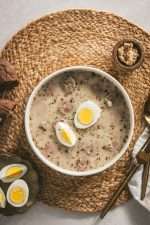 Polish Sour Rye Soup Recipe - Zurek - My Omni Kitchen